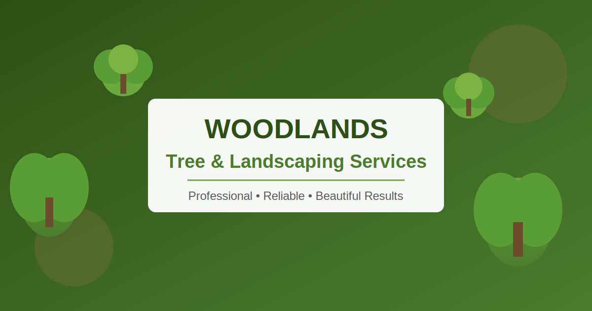 Woodlands Tree and Landscaping Services
